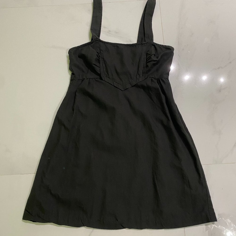 Fletcher By Lyell Dark Grey Mini Dress - Gem